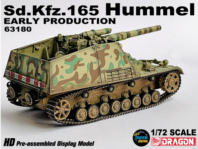 63180 - 1/72 Sd.Kfz.165 Hummel Early Production – Cyber Hobby