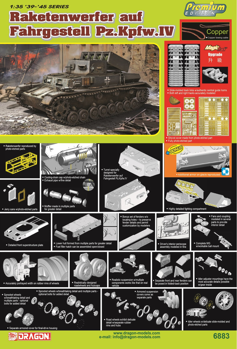 1/35 Raketenwerfer auf Fahrgestell Pz.Kpfw.IV – Cyber Hobby