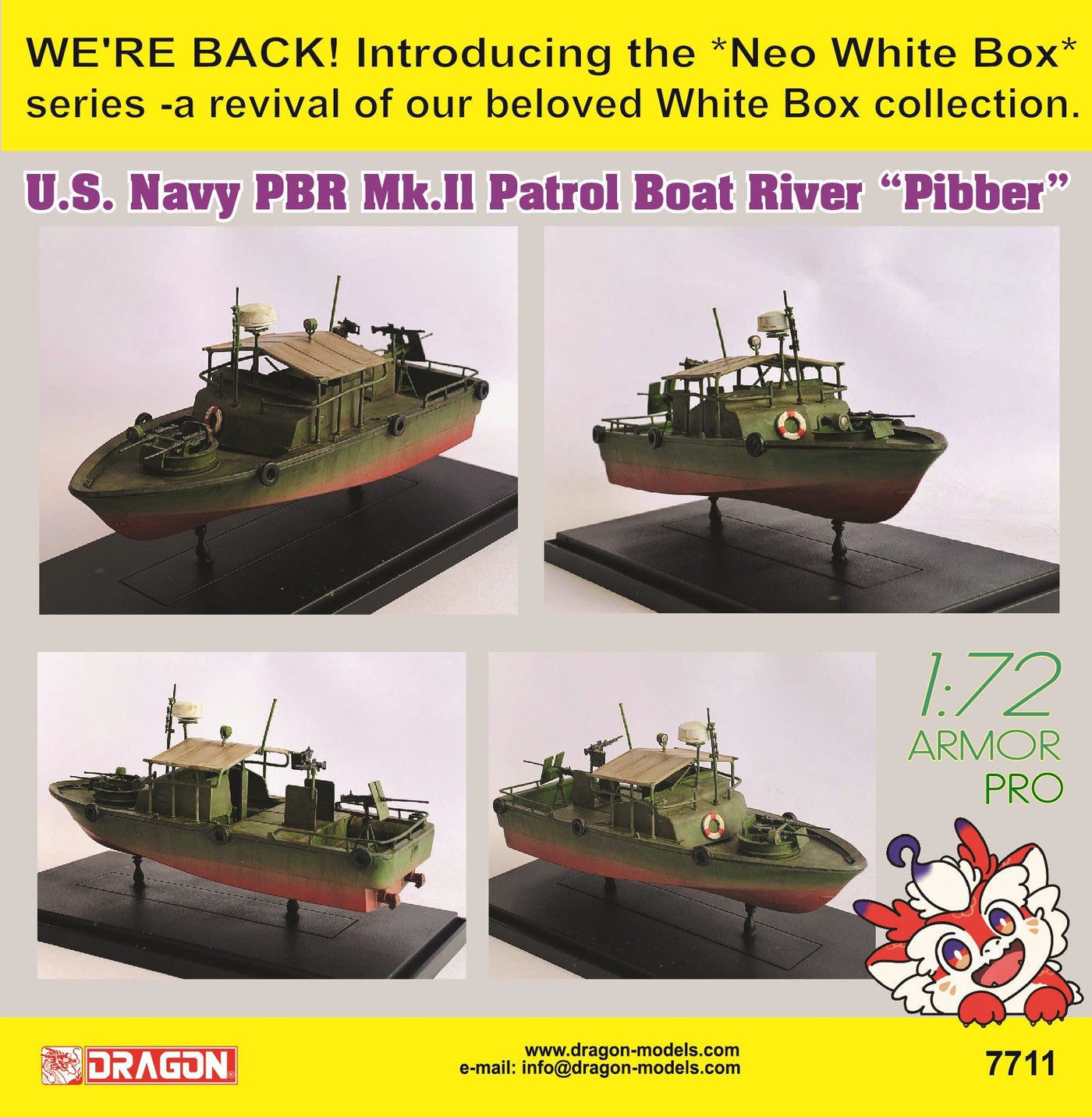 1/72 U.S. Navy PBR Mk.II Patrol Boat River "Pibber" – Cyber Hobby