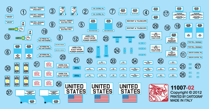 1/48 Apollo 11 Command/Service Module (CSM) – Cyber Hobby