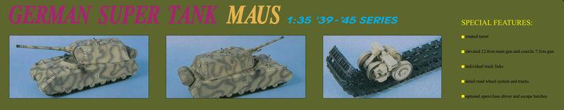 1/35 German Super Tank "MAUS" – Cyber Hobby