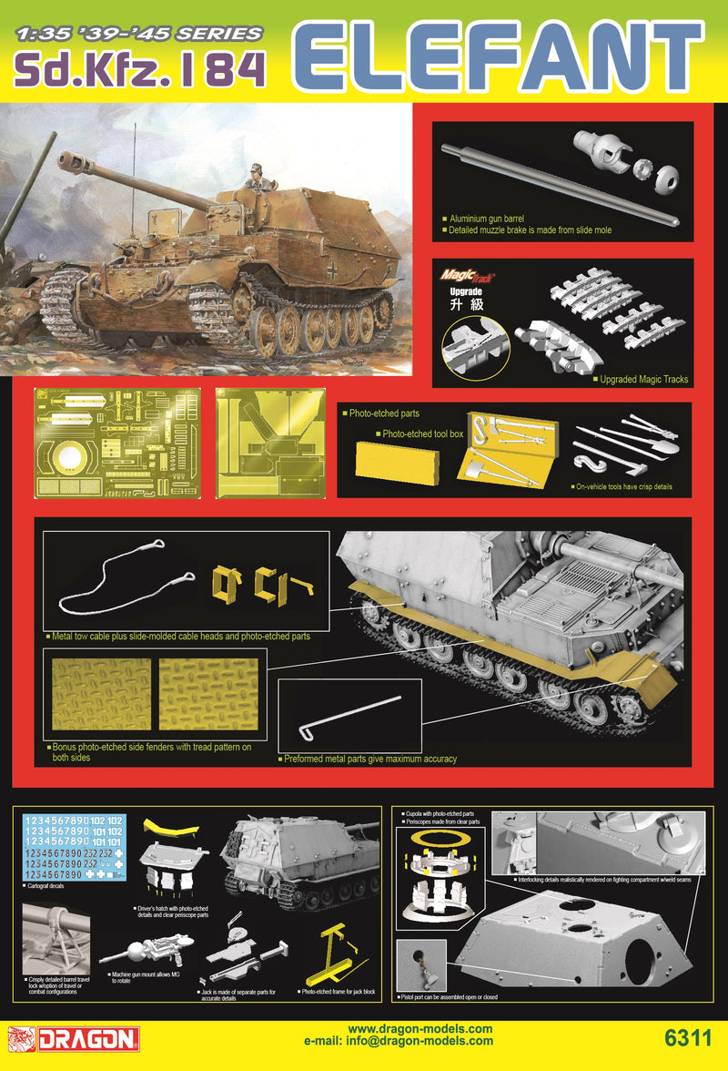 1/35 Sd.Kfz.184 Elefant (2022 Upgrade Version) – Cyber Hobby