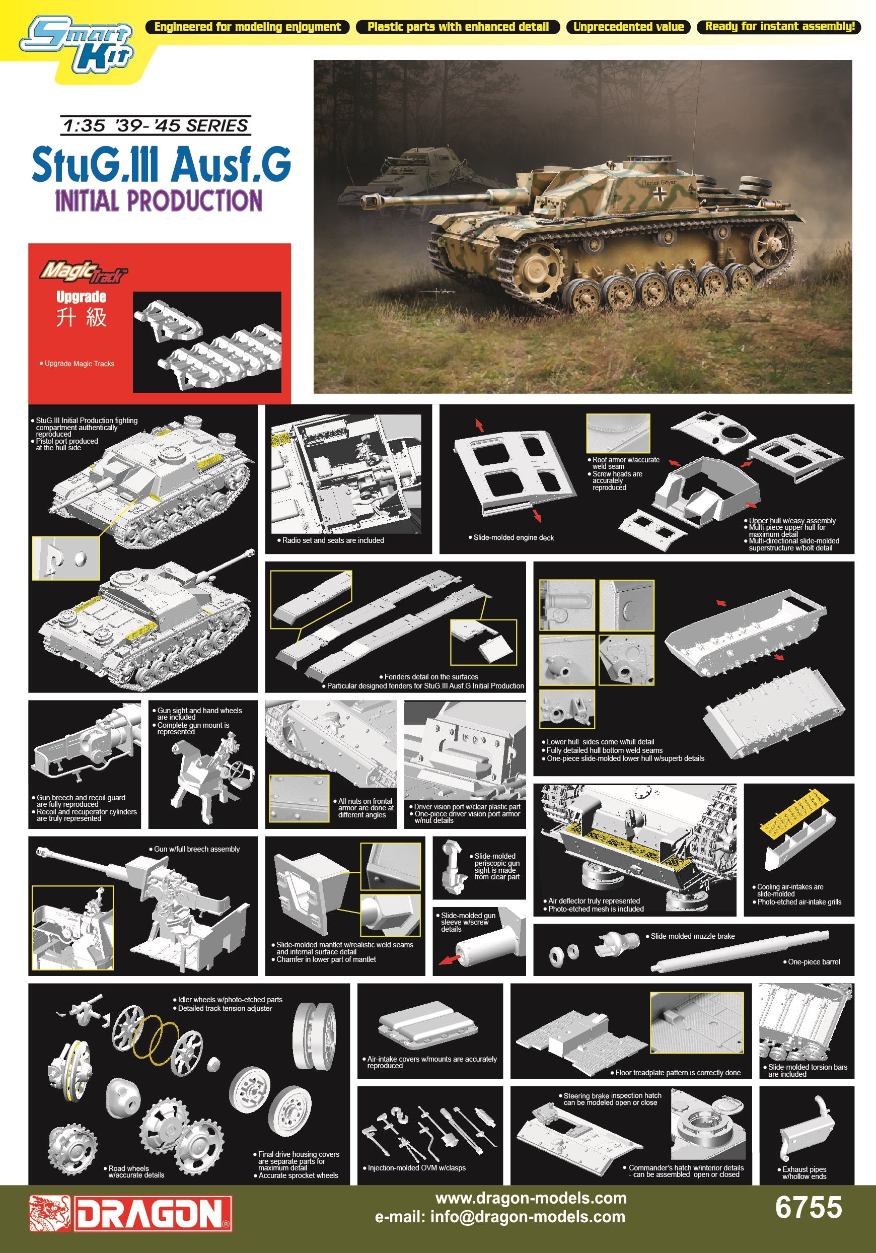 1/35 StuG.III Ausf.G Initial Production – Cyber Hobby