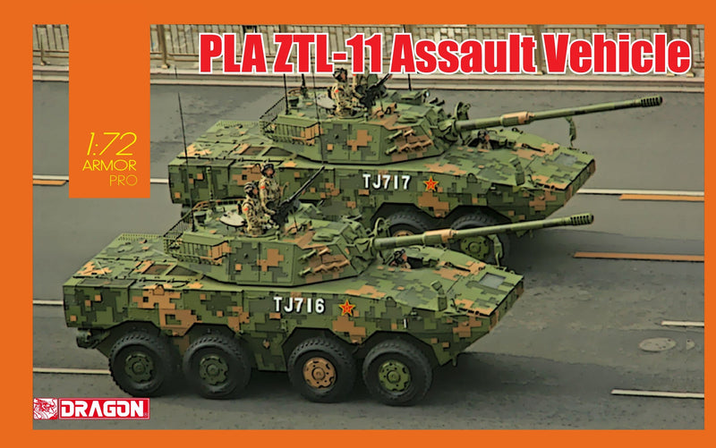 1/72 PLA ZTL-11 Assault Vehicle – Cyber Hobby