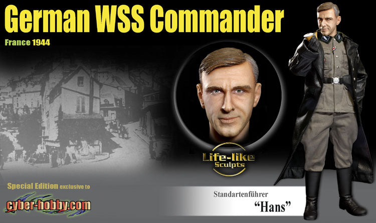 1/6 Standartenfuhrer Hans German WSS Commander France 1944 (Special Ed ...