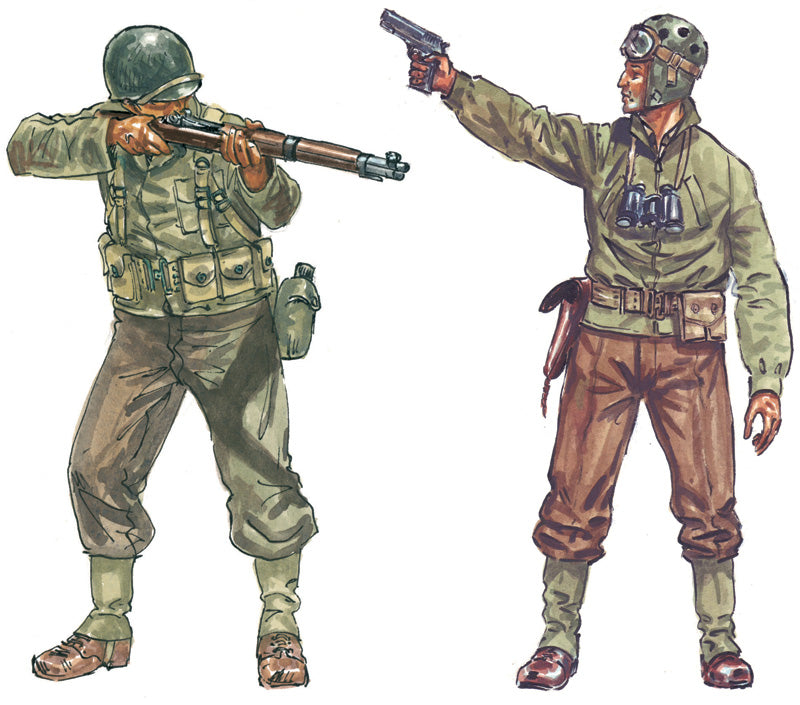 Ww2 American Soldier Drawing